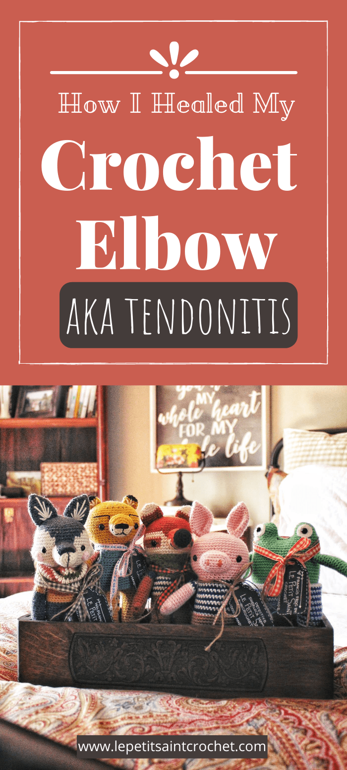 How I Healed my Crochet Elbow: AKA Tendonitis - Elise Rose Crochet
