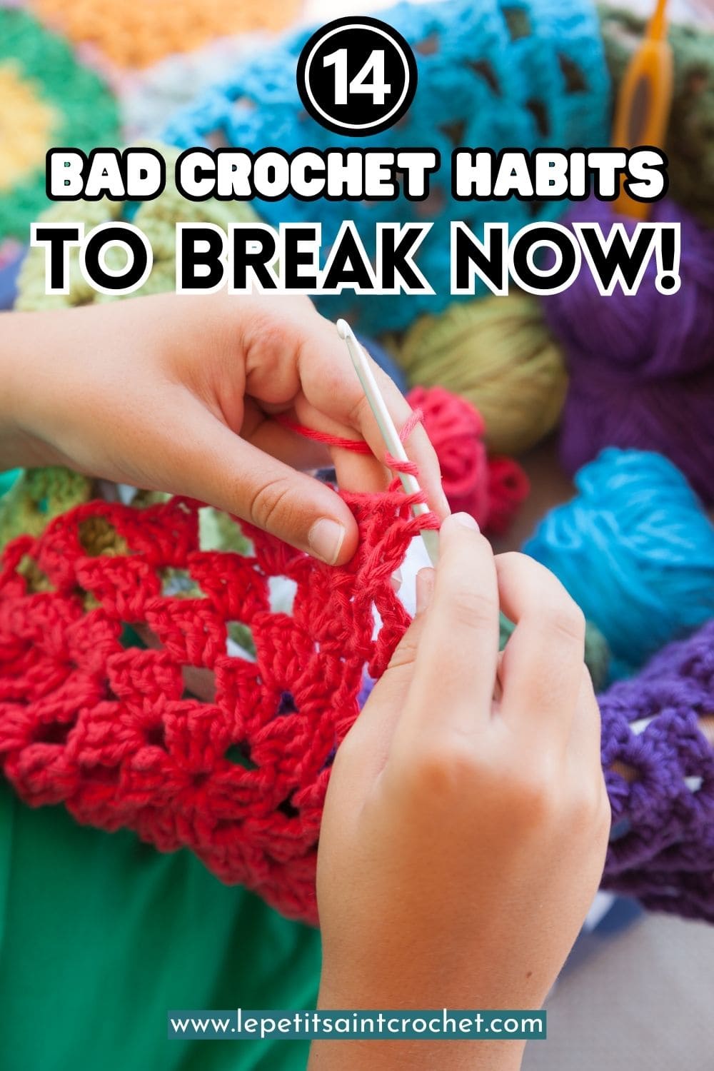 14 BAD HABITS Every CROCHETER Needs to BREAK NOW - Elise Rose Crochet