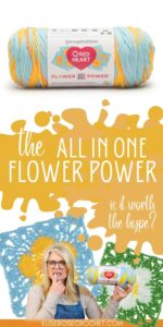 I TESTED the RED HEART ALL In ONE Flower Power Yarn - NOT WHAT I WAS ...